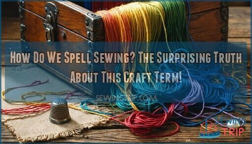How Do We Spell Sewing? The Surprising Truth About This Craft Term!