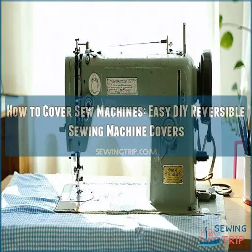 How to Cover Sew Machines: Easy DIY Reversible Sewing Machine Covers