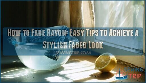How to Fade Rayon: Easy Tips to Achieve a Stylish Faded Look