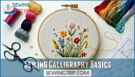 How to Sew Calligraphy: Easy Stitches & Fonts for Stunning Designs