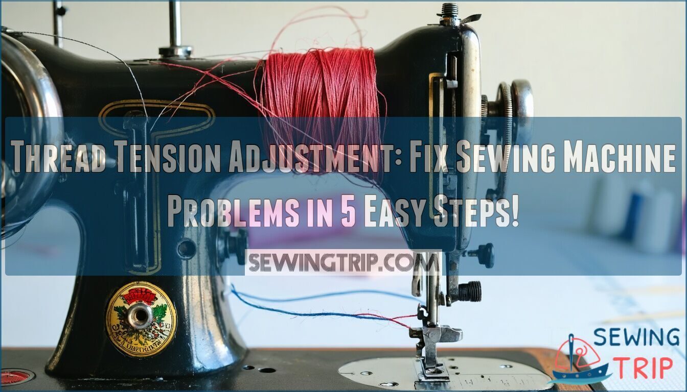 Thread Tension Adjustment: Fix Sewing Machine Problems in 5 Easy Steps!