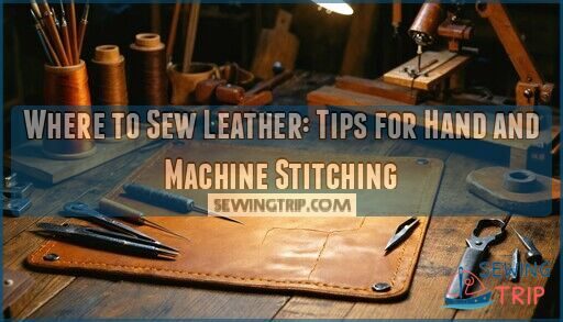 Where to Sew Leather: Tips for Hand and Machine Stitching