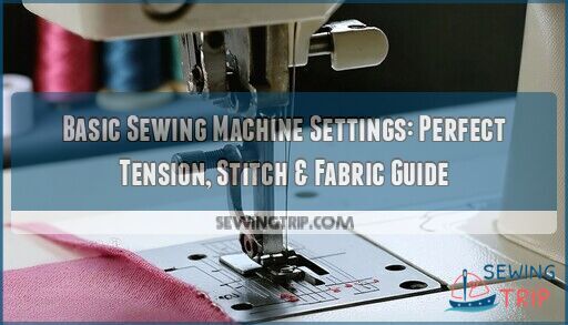 Basic Sewing Machine Settings: Perfect Tension, Stitch & Fabric Guide