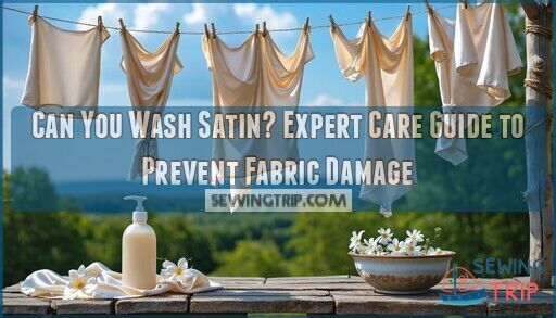 Can You Wash Satin? Expert Care Guide to Prevent Fabric Damage