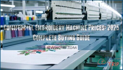 Commercial Embroidery Machine Prices: 2025 Complete Buying Guide