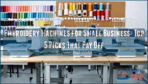 Embroidery Machines for Small Business: Top 5 Picks That Pay Off