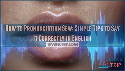 How to Pronunciation Sew: Simple Tips to Say It Correctly in English