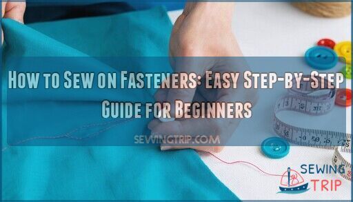 How to Sew on Fasteners: Easy Step-by-Step Guide for Beginners