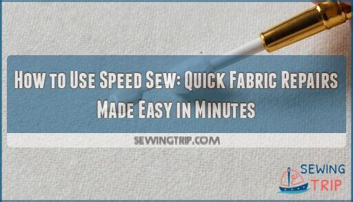 How to Use Speed Sew: Quick Fabric Repairs Made Easy in Minutes
