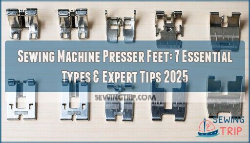 Sewing Machine Presser Feet: 7 Essential Types & Expert Tips 2025