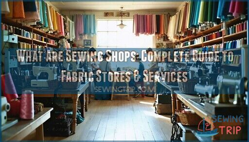 What Are Sewing Shops: Complete Guide to Fabric Stores & Services