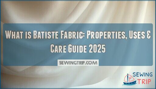 What is Batiste Fabric: Properties, Uses & Care Guide 2025
