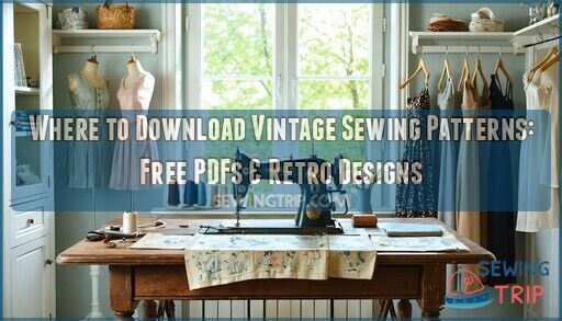 Where to Download Vintage Sewing Patterns: Free PDFs & Retro Designs