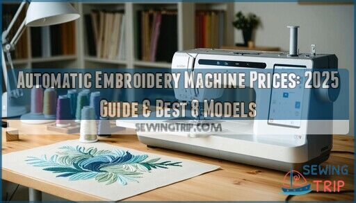 Automatic Embroidery Machine Prices: 2025 Guide & Best 8 Models