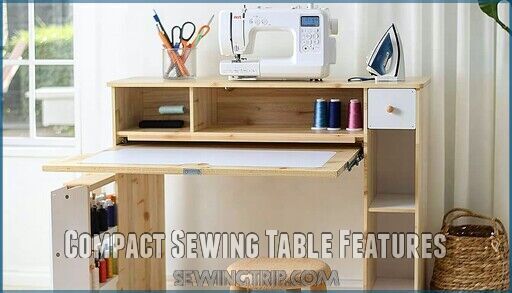 Small Sewing Machine Table Project: 25+ DIY Plans & Space-Saving Ideas