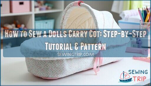 How to Sew a Dolls Carry Cot: Step-by-Step Tutorial & Pattern