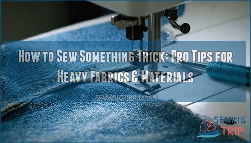 How to Sew Something Thick: Pro Tips for Heavy Fabrics & Materials