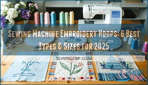 Sewing Machine Embroidery Hoops: 6 Best Types & Sizes for 2025