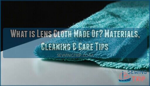 What is Lens Cloth Made Of? Materials, Cleaning & Care Tips