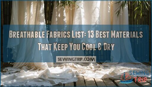 Breathable Fabrics List: 13 Best Materials That Keep You Cool & Dry