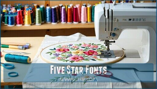 Free Embroidery Machine Fonts: 40+ Downloads (BX & ESA Included)