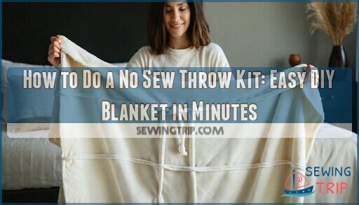 How to Do a No Sew Throw Kit: Easy DIY Blanket in Minutes