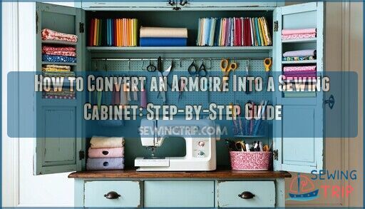 How to Convert an Armoire Into a Sewing Cabinet: Step-by-Step Guide