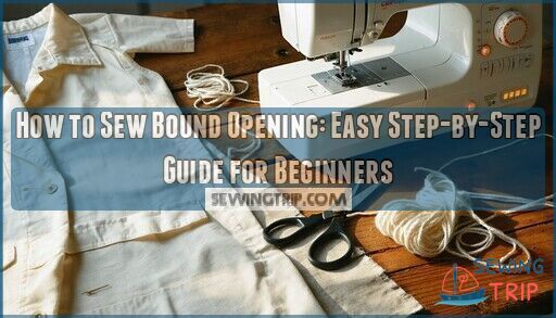 How to Sew Bound Opening: Easy Step-by-Step Guide for Beginners