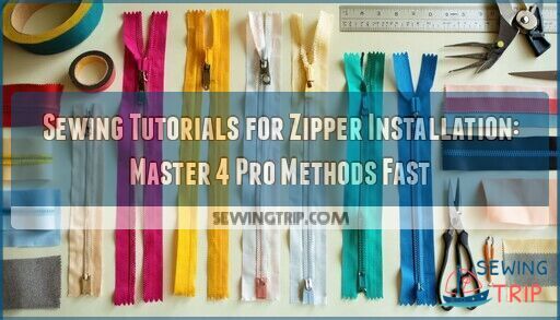 Sewing Tutorials for Zipper Installation: Master 4 Pro Methods Fast
