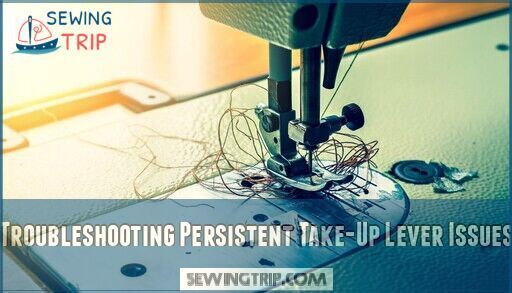 Sewing Machine Thread Take Up Lever: Fix Bunching & Tension Issues