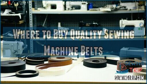 Sewing Machine Drive Belts: Types, Replacement & Where to Buy