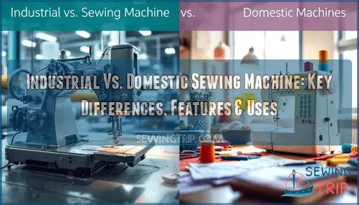 Industrial Vs. Domestic Sewing Machine: Key Differences, Features & Uses