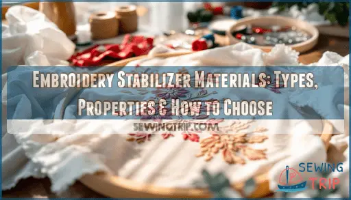 Embroidery Stabilizer Materials: Types, Properties & How to Choose