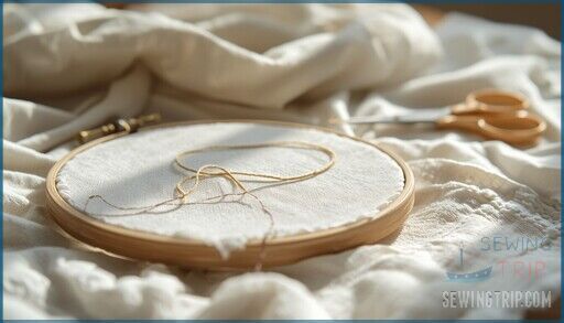 Securing Embroidery Knots: Hidden Tricks & Knotless Methods