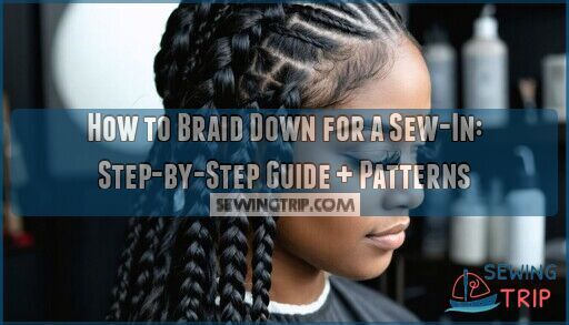 How to Braid Down for a Sew-In: Step-by-Step Guide + Patterns