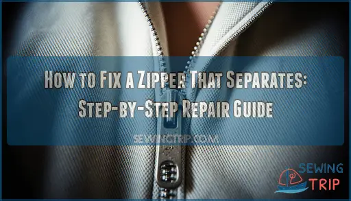 How to Fix a Zipper That Separates: Step-by-Step Repair Guide