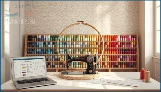 Machine Embroidery Thread Color Charts: Compare, Convert, and Master Shades