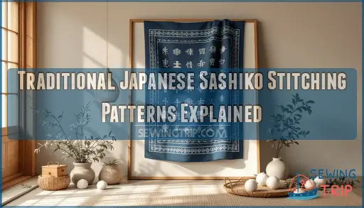 Traditional Japanese Sashiko Stitching Patterns Explained