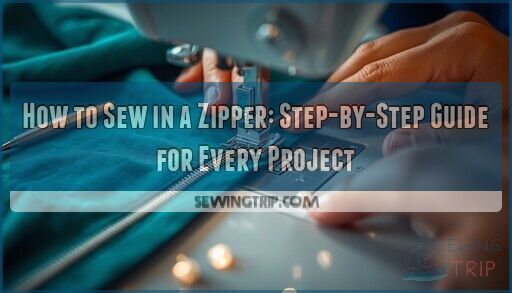 How to Sew in a Zipper: Step-by-Step Guide for Every Project