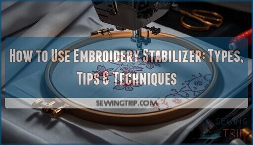 How to Use Embroidery Stabilizer: Types, Tips & Techniques