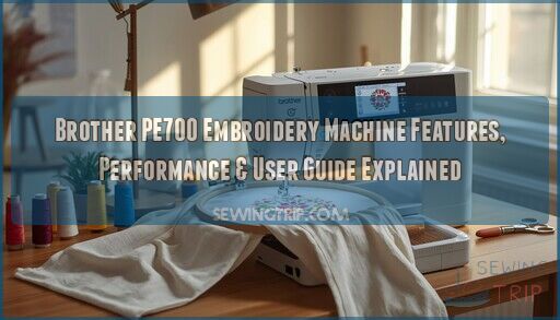 Brother PE700 Embroidery Machine Features, Performance & User Guide ...