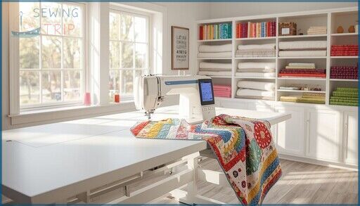 9 Best Sewing Machines With Large Sewing Area for Quilters