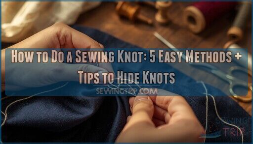 How to Do a Sewing Knot: 5 Easy Methods + Tips to Hide Knots