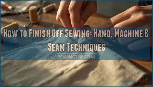 How to Finish Off Sewing: Hand, Machine & Seam Techniques