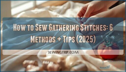 How to Sew Gathering Stitches: 6 Methods + Tips (2025)