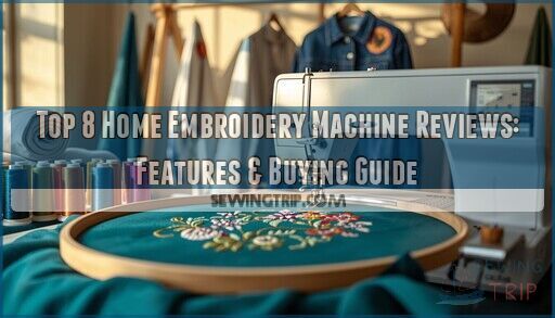 Top 8 Home Embroidery Machine Reviews: Features & Buying Guide