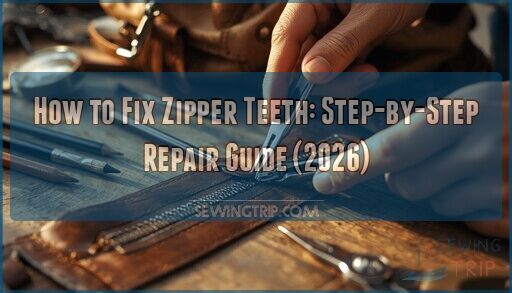 How to Fix Zipper Teeth: Step-by-Step Repair Guide (2026)