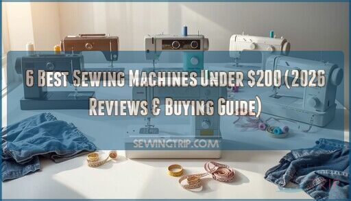 6 Best Sewing Machines Under $200 (2026 Reviews & Buying Guide)