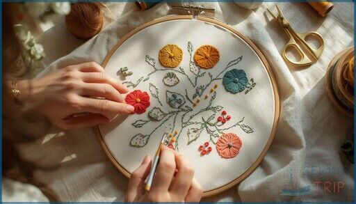 Simple Hand Embroidery Stitches: a Beginner's Step-by-Step Guide