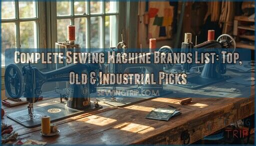 Complete Sewing Machine Brands List: Top, Old & Industrial Picks